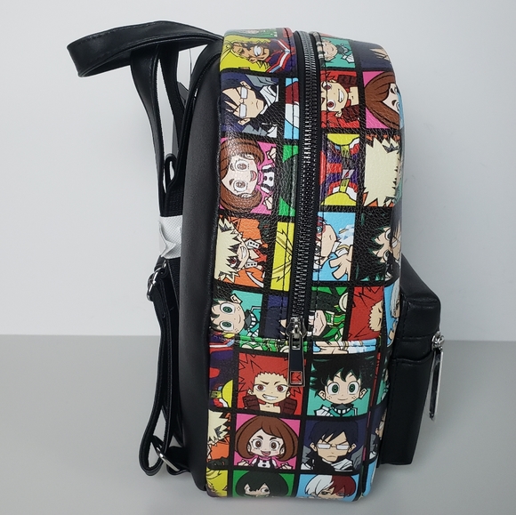 Bioworld | Bags | My Hero Academia Chibi Grid Mini Backpack | Poshmark